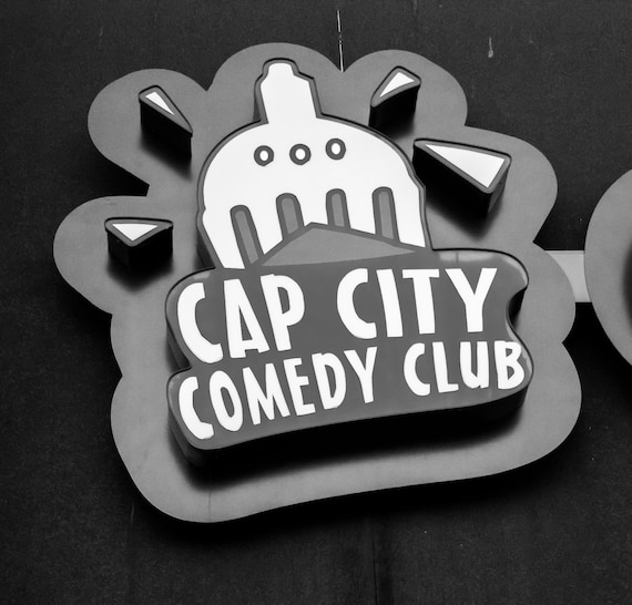 Cap City Comedy Club B&W Fine Art Print Austin | Etsy