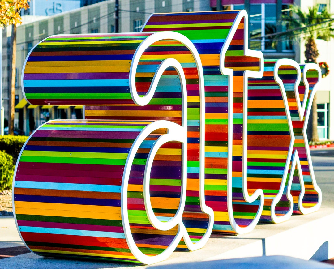ATX Sign - Fine Art Print, Austin Photography, Home Decor, Art ...