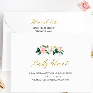 Wedding Envelope Template Address Envelope Template DIY Wedding Address ...