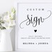 Printable CUSTOM SIGN TEMPLATE Printable Editable Template Wedding ...