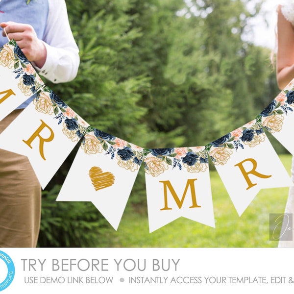 Mr and Mrs Bunting - Etsy