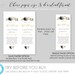 Navy Wedding Program Template Elegant Printable Wedding - Etsy