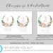 Floral Blush Table Number Template Floral Rose Printable - Etsy