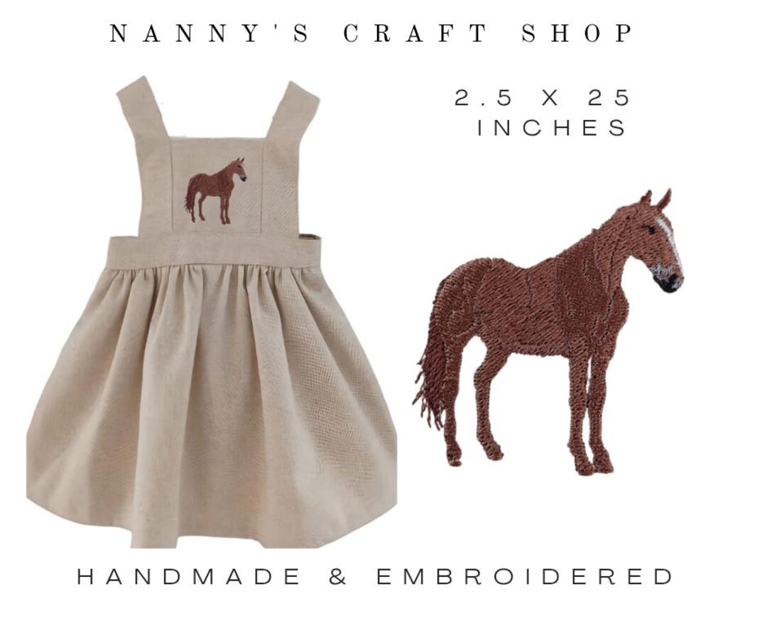 Baby Girl Clothes. Baby Horse Dress. Girls Horse Dress. Baby Gift for ...