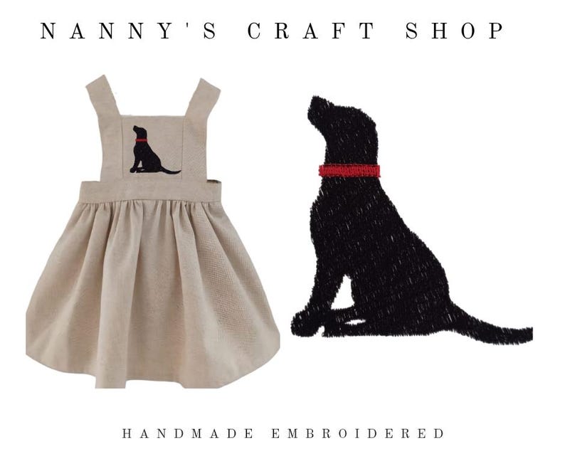 Labrador Baby Clothes. Baby Dog Outfit. Baby Girl Labrador Outfit. Girl ...