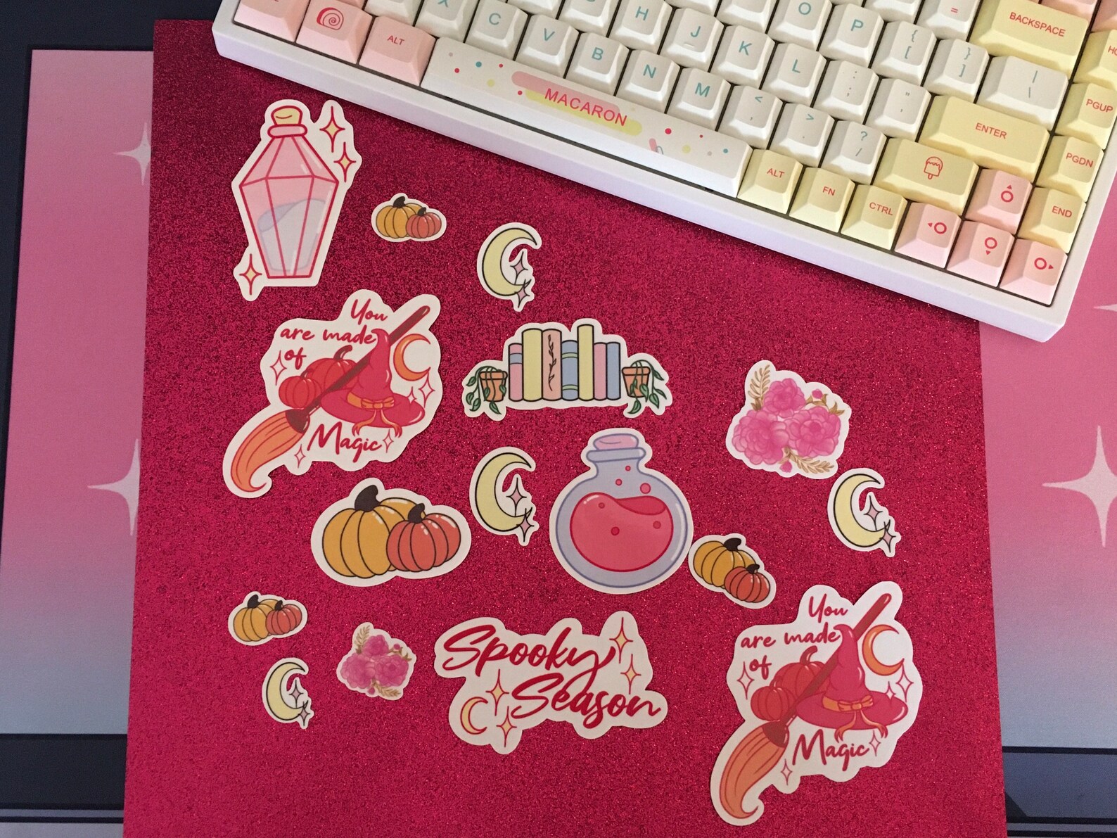 halloween-bulk-sticker-pack-water-resistant-vinyl-sticker-etsy
