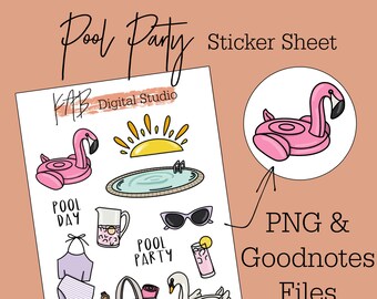 Pool Day Png - Etsy