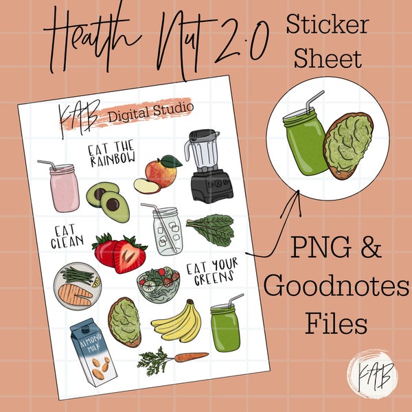 Kids Eating Goodnotes Stickers - Etsy