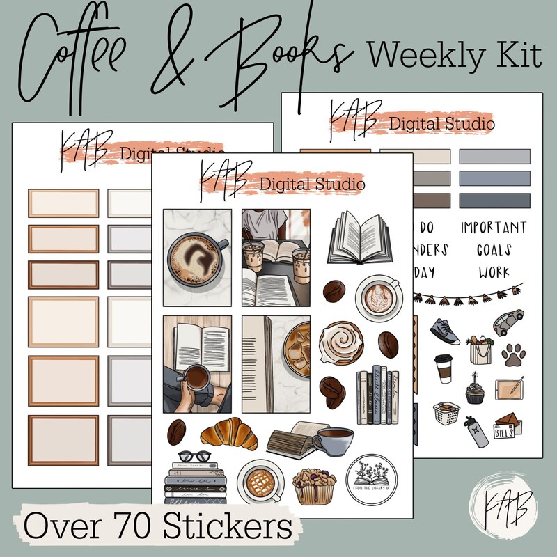 Coffee Planner Stickers - Etsy