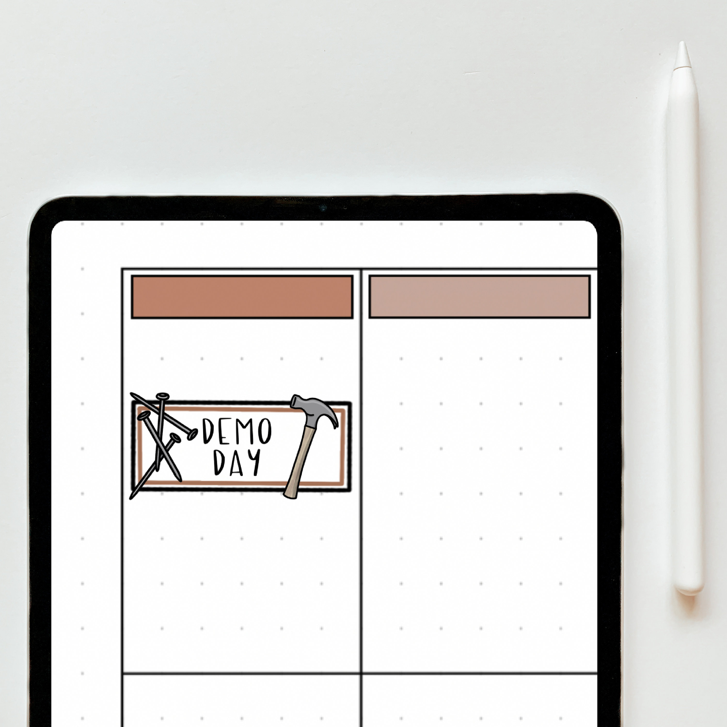 DIY Hand Drawn Digital Bullet Journal Stickers Home - Etsy