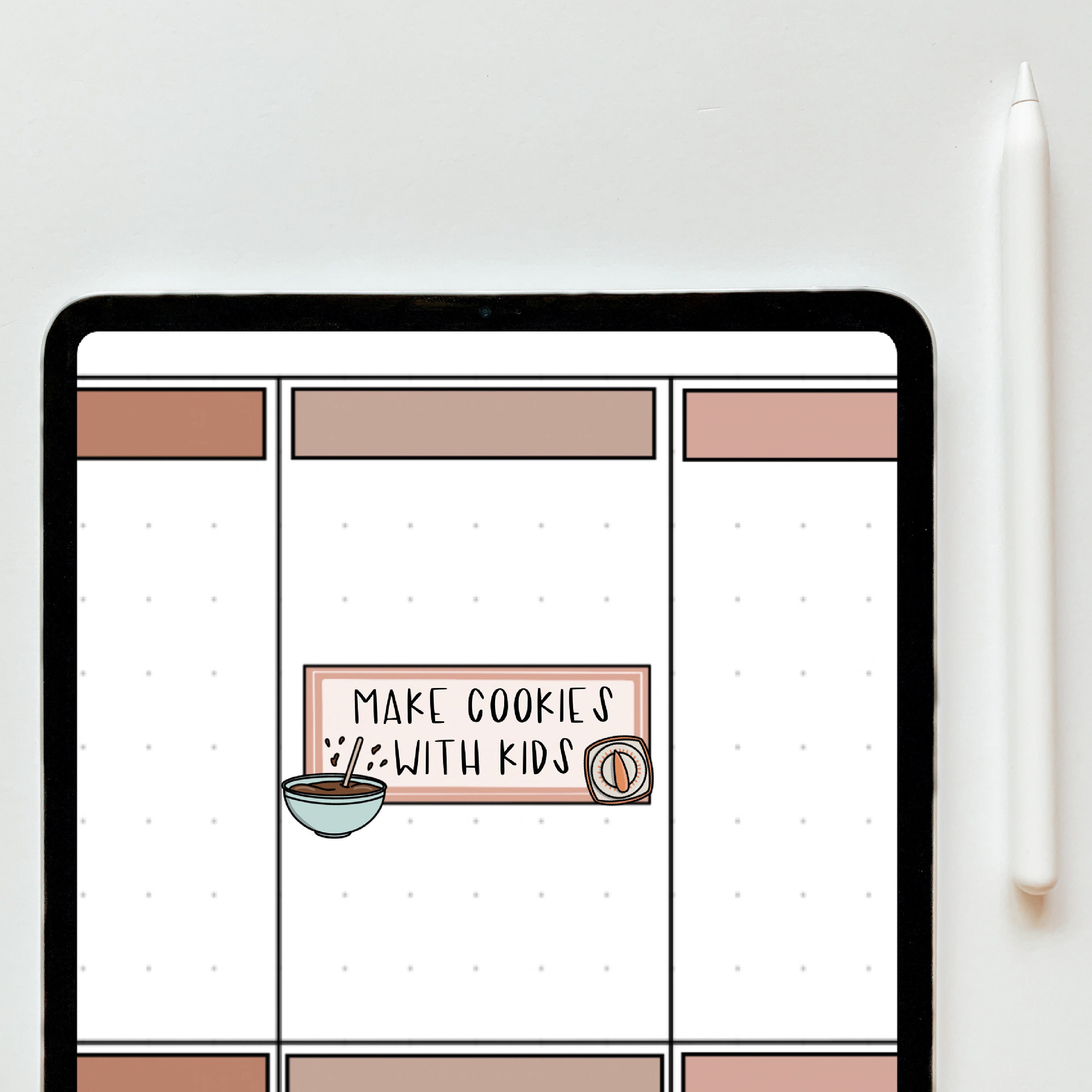 Baking Hand Drawn Digital Bullet Journal Stickers Cooking - Etsy