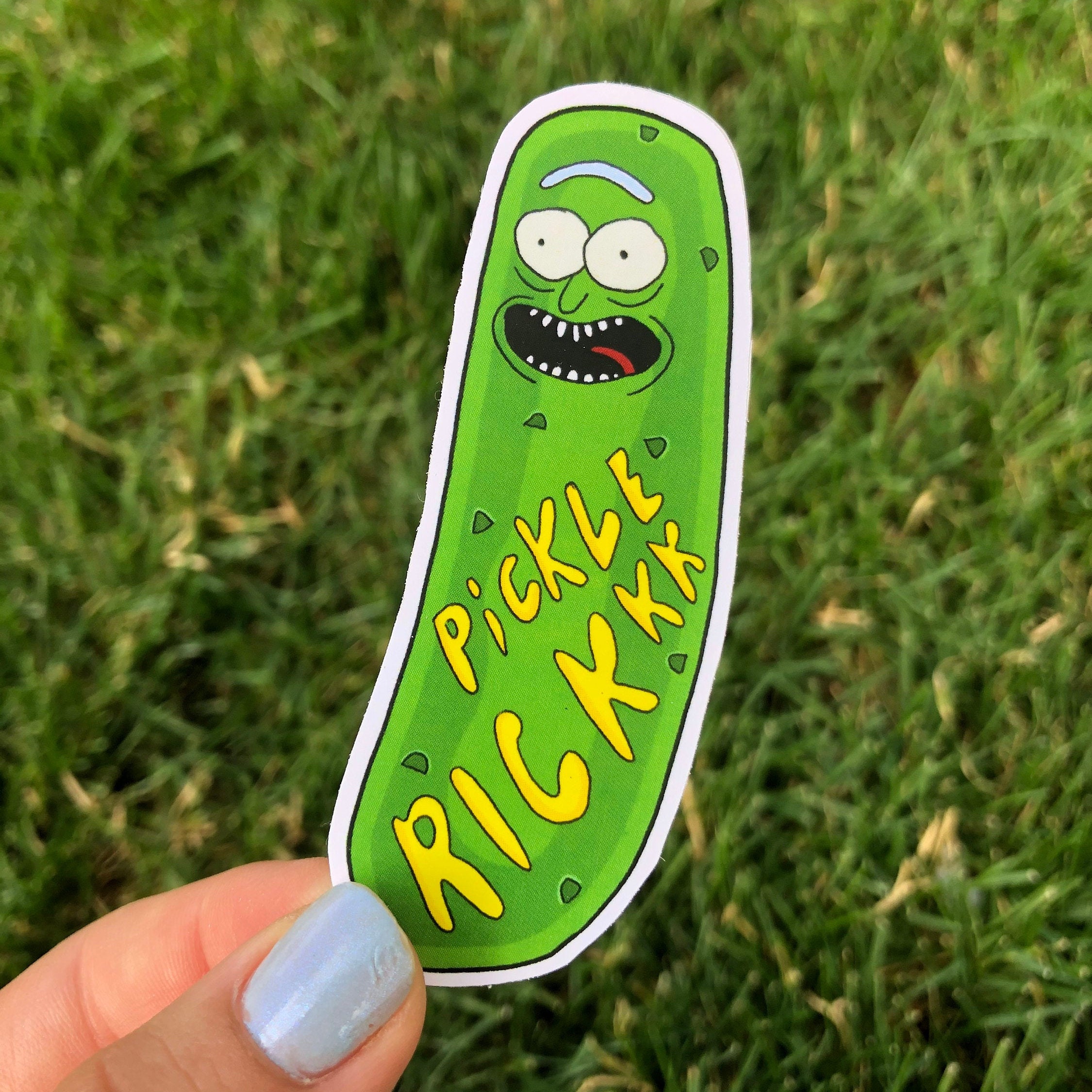 Pickle Rick Sticker | Etsy
