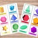 3D Shapes Flashcards, Shape Flashcards, Homeschool, 3D Shapes ...