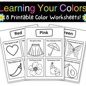 Preschool Color of the Week Printable Learning Colors Preschool ...