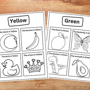 Preschool Color of the Week Printable Learning Colors Preschool ...