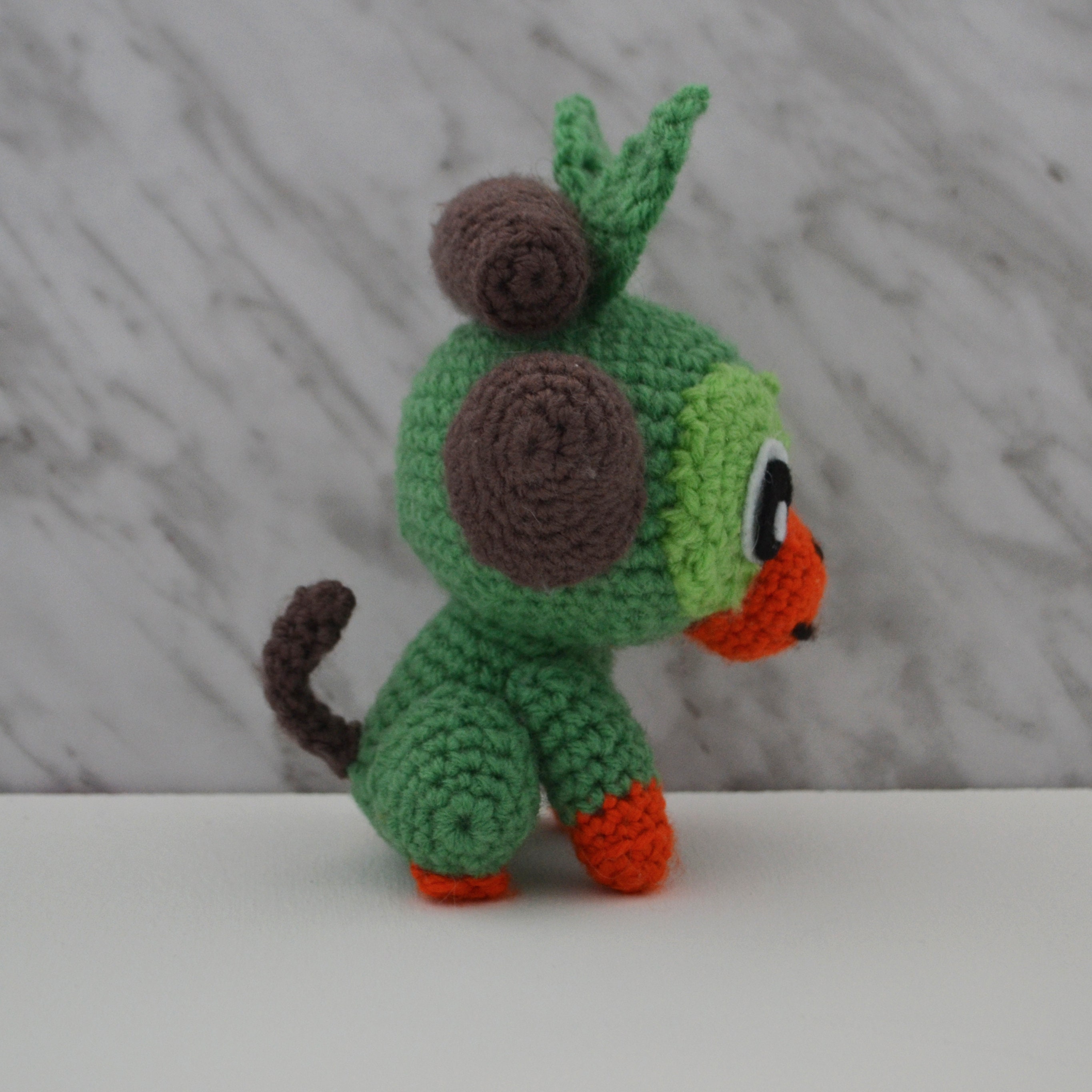 Crochet Grookey Starter Pokemon Sword and Shield Cute Plush - Etsy