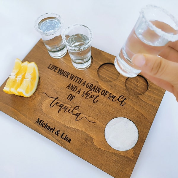 Tequila Shot Glass Board - Etsy