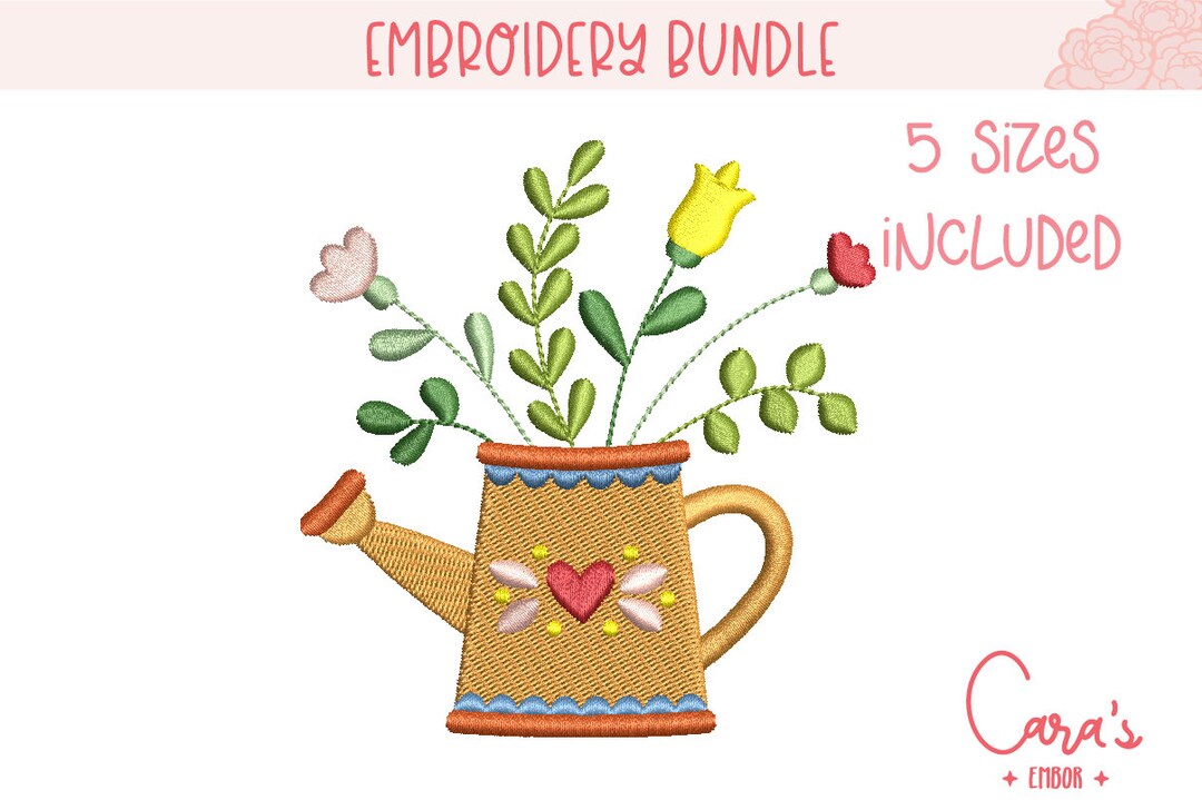 Water Can Machine Embroidery Design Instant Download .dst .exp .hus ...