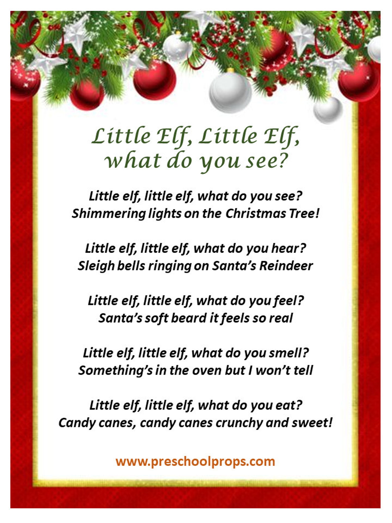 Little Elf, Little Elf Felt / Flannel Board / Puppet Set for Literacy ...