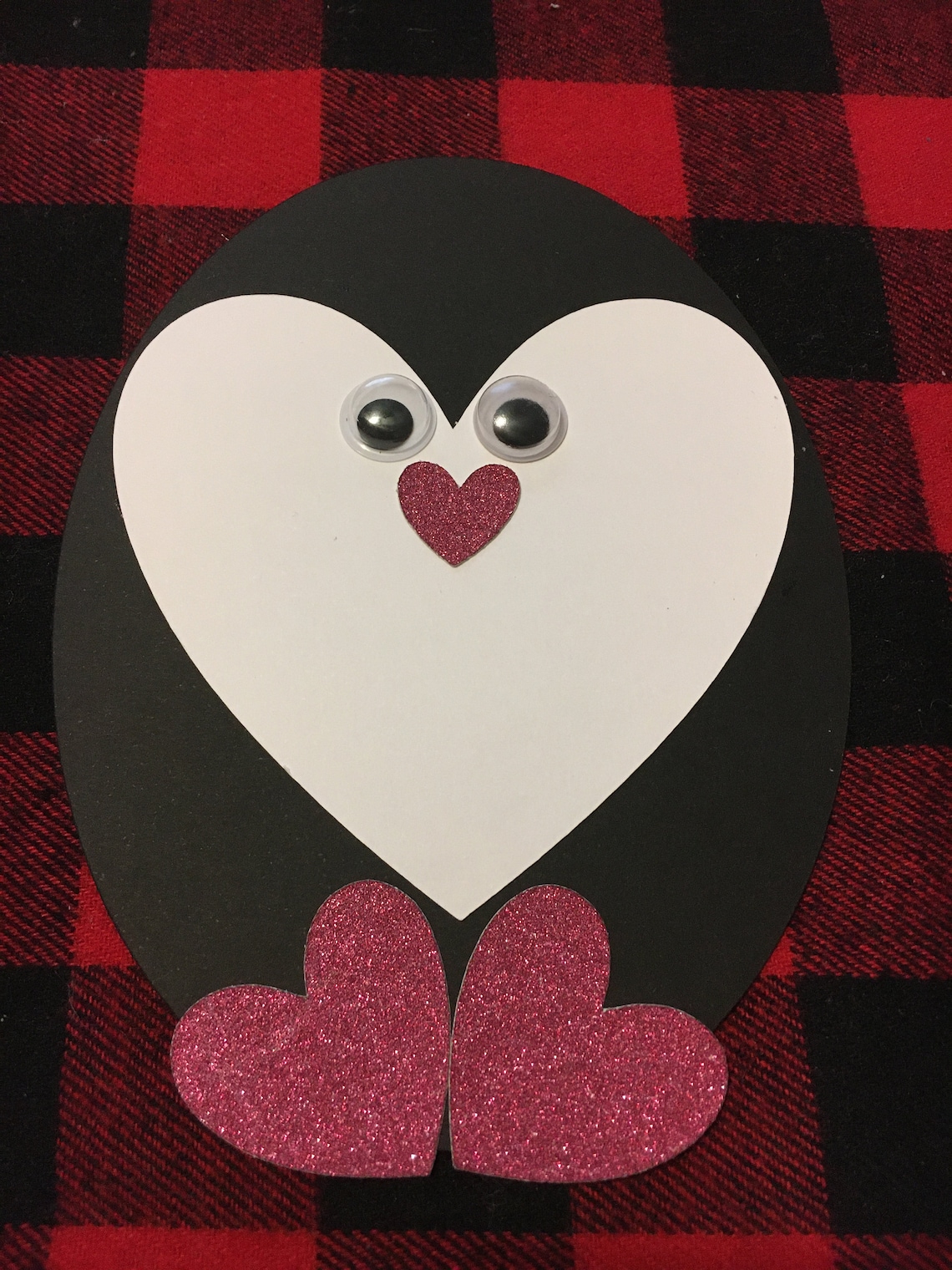 6 Penguin Valentine Crafts / Cards - Etsy