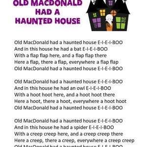 Old Macdonald Had a Haunted House Felt / Flannel Board / Puppet Set for ...