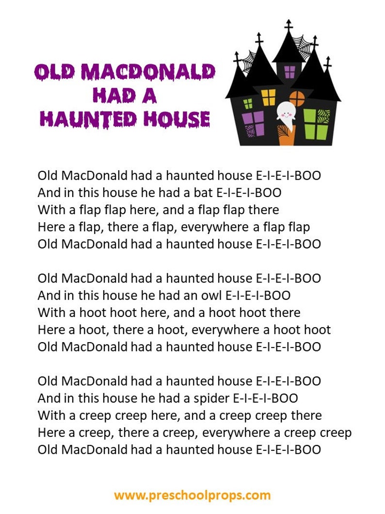 Old Macdonald Had a Haunted House Felt / Flannel Board / Puppet Set for ...