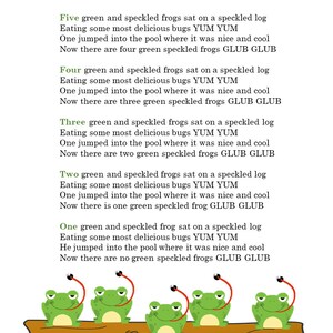 Five Green Frogs Puppet / Felt Board Set for Literacy and Speech ...
