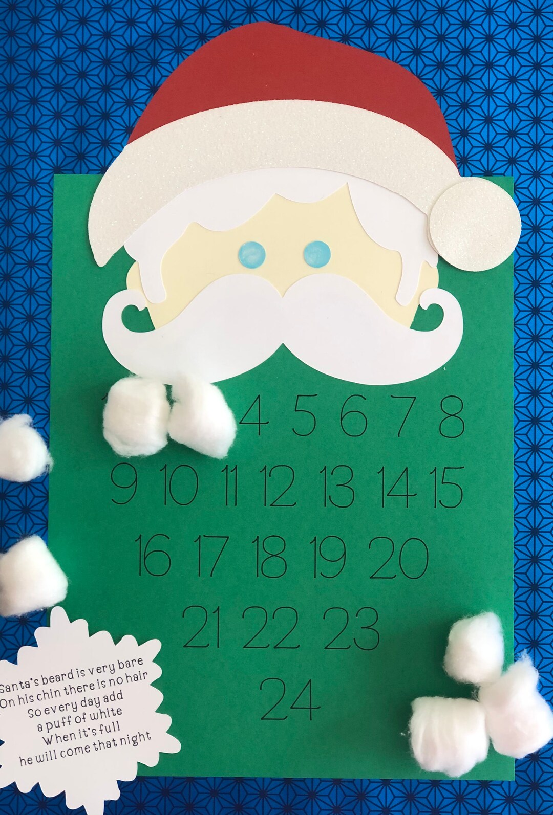 Countdown to Santa Craft Kit for Literacy and Speech Therapy - Etsy