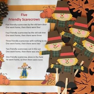 Fall / Autumn Collection Felt / Flannel Board / Puppet Set File Folder ...