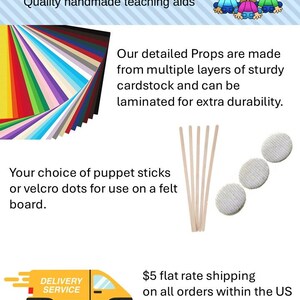 Slippery Fish Felt / Flannel Board / Puppet Set for Literacy and Speech ...