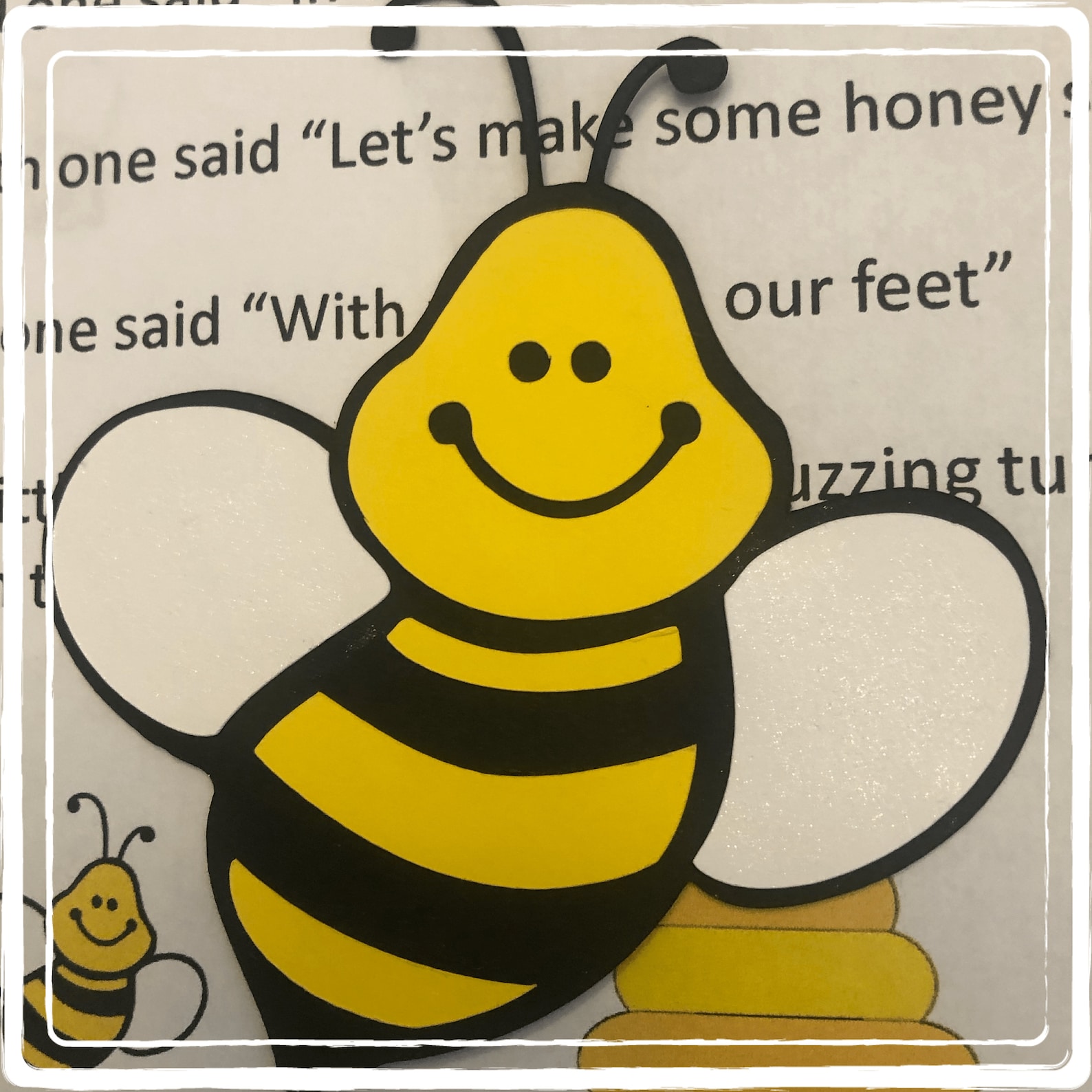 Five Busy Honey Bees Felt / Flannel Board / Puppet Set for Literacy and ...