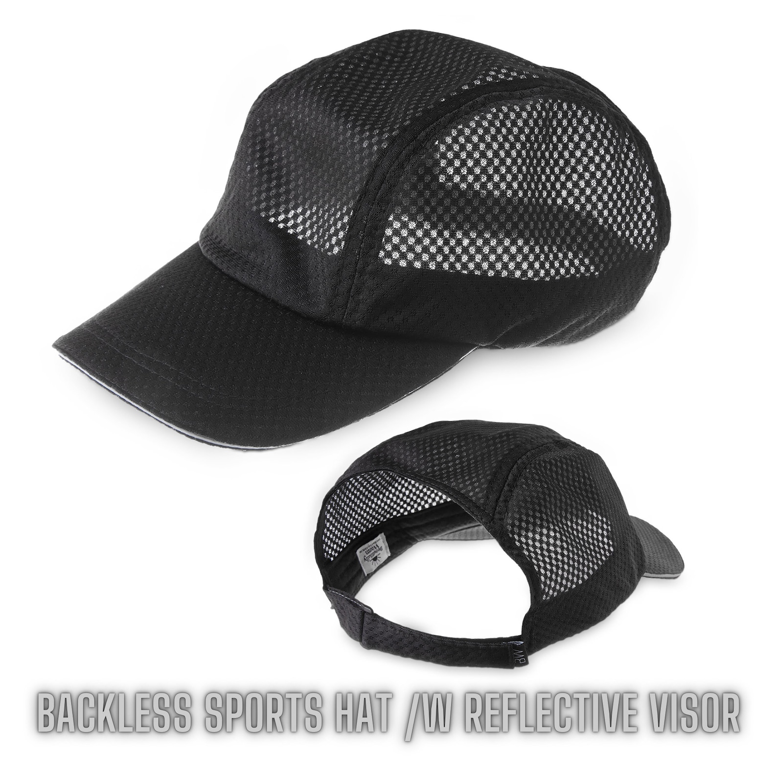 Quick Dry Backless Running and Sports Hat for Women in Black - Etsy