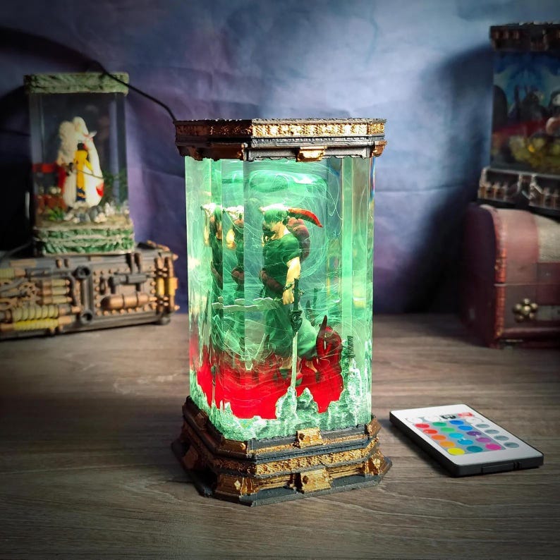 Jujutsu Kaisen Toji Fushiguro Resin Lamp, LED Anime Night Light ...