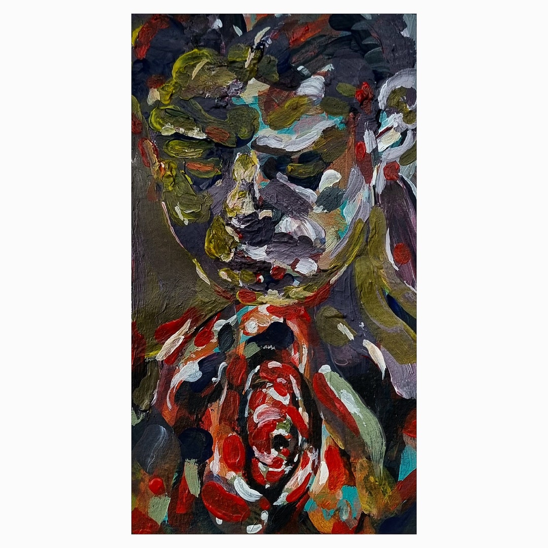 Original Unframed Acrylic Painting on Paper by Emzamara help You ...