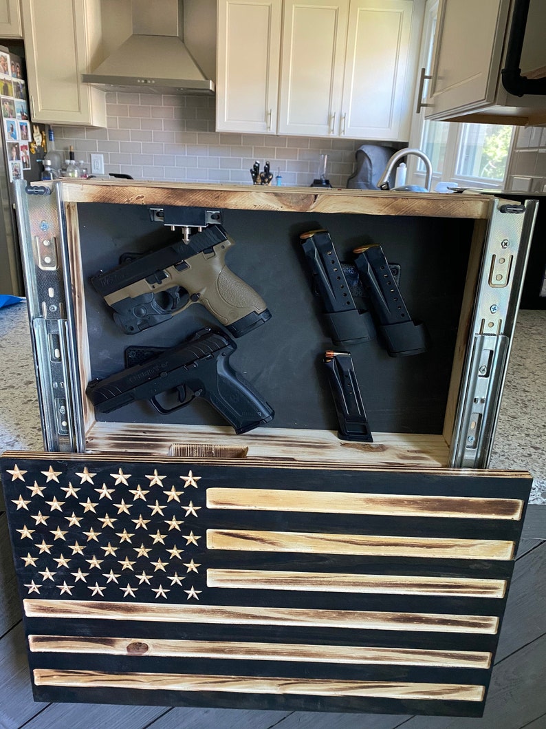 Custom Designed Secret Gun Safe Concealed Hidden Case With - Etsy