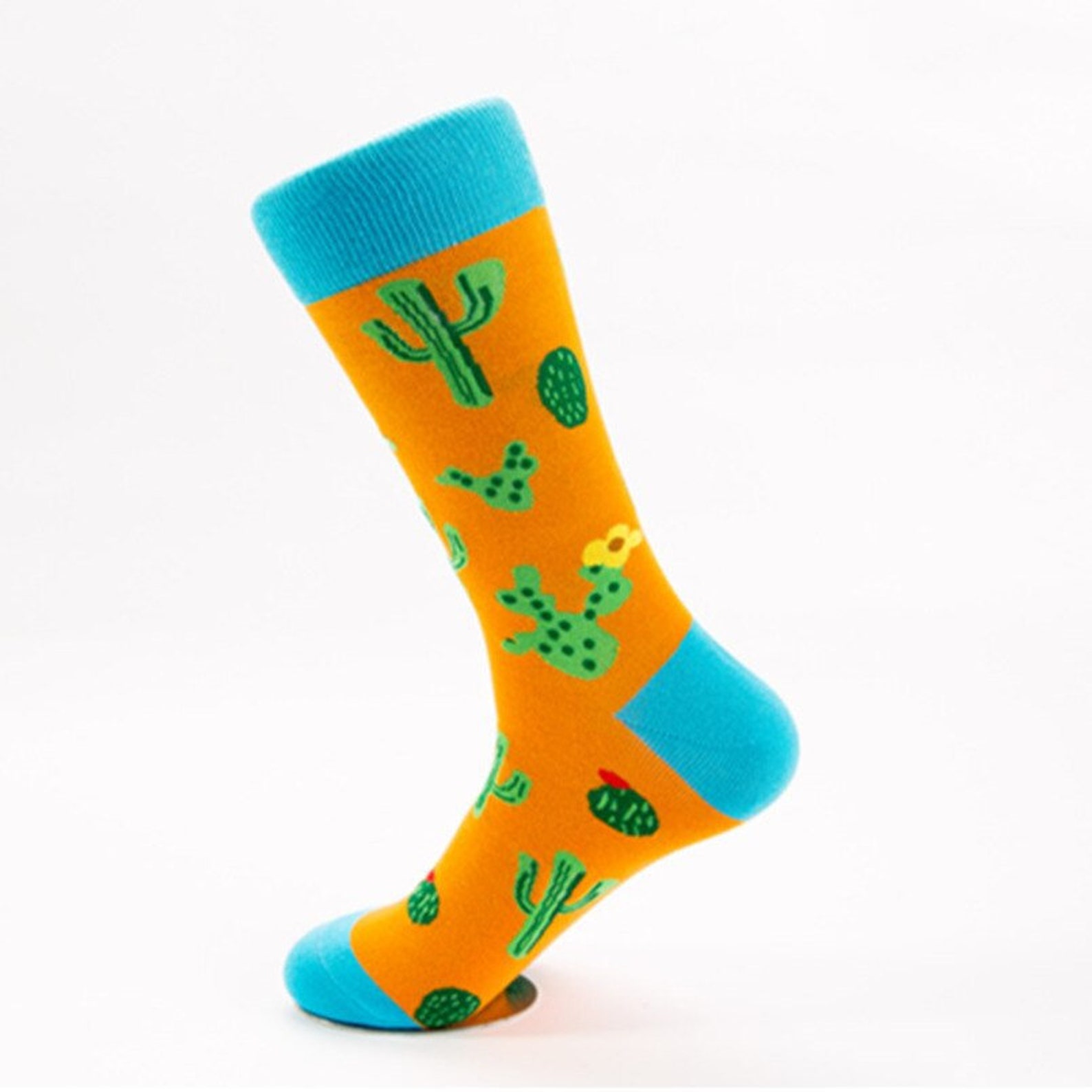 Men Socks Fun Mens Dress Socks Cactus Cacti Men Socks Woman - Etsy