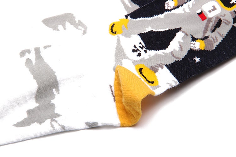 Socks For Men Cotton Fun Mens Dress Socks Spaceman Socks Galaxy Socks Wedding Socks