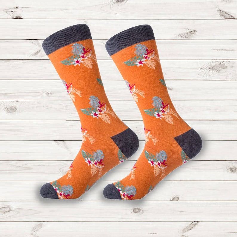 The Vintage Flower Mens Socks Fun Mens Dress Socks Women Etsy