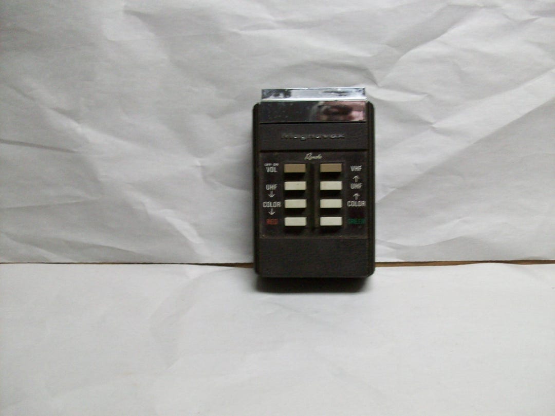 Vintage Magnavox Clicker Remote Control Ultrasonic VHF UHF Volume ...