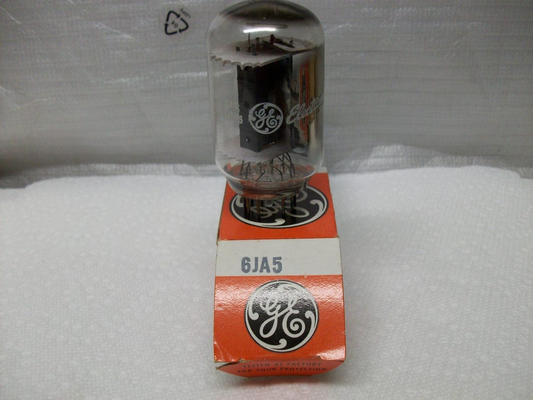 Vintage New Old Stock GE Vacuum Tube for TV Radio, 6JA5 - Etsy