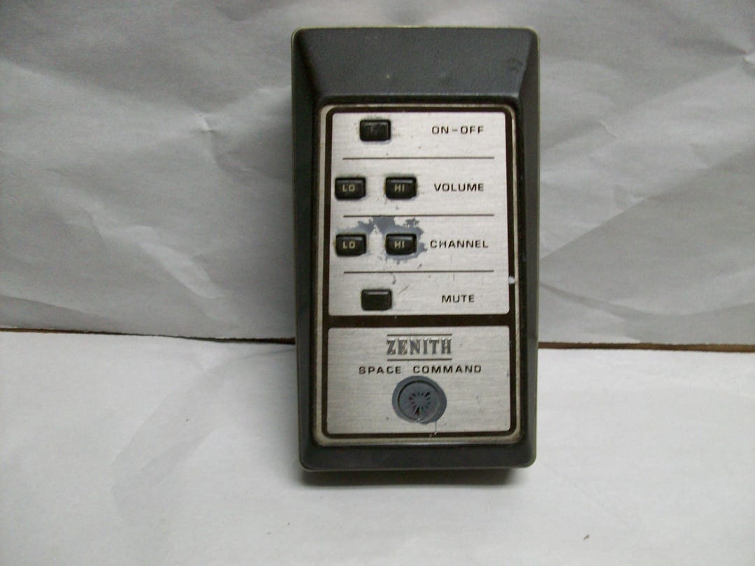 Vintage Zenith Space Command Clicker Remote Control Ultrasonic UHF ...