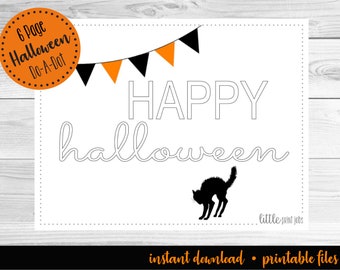 Alphabet 26 Page Do A Dot Art Activity Sheets Etsy