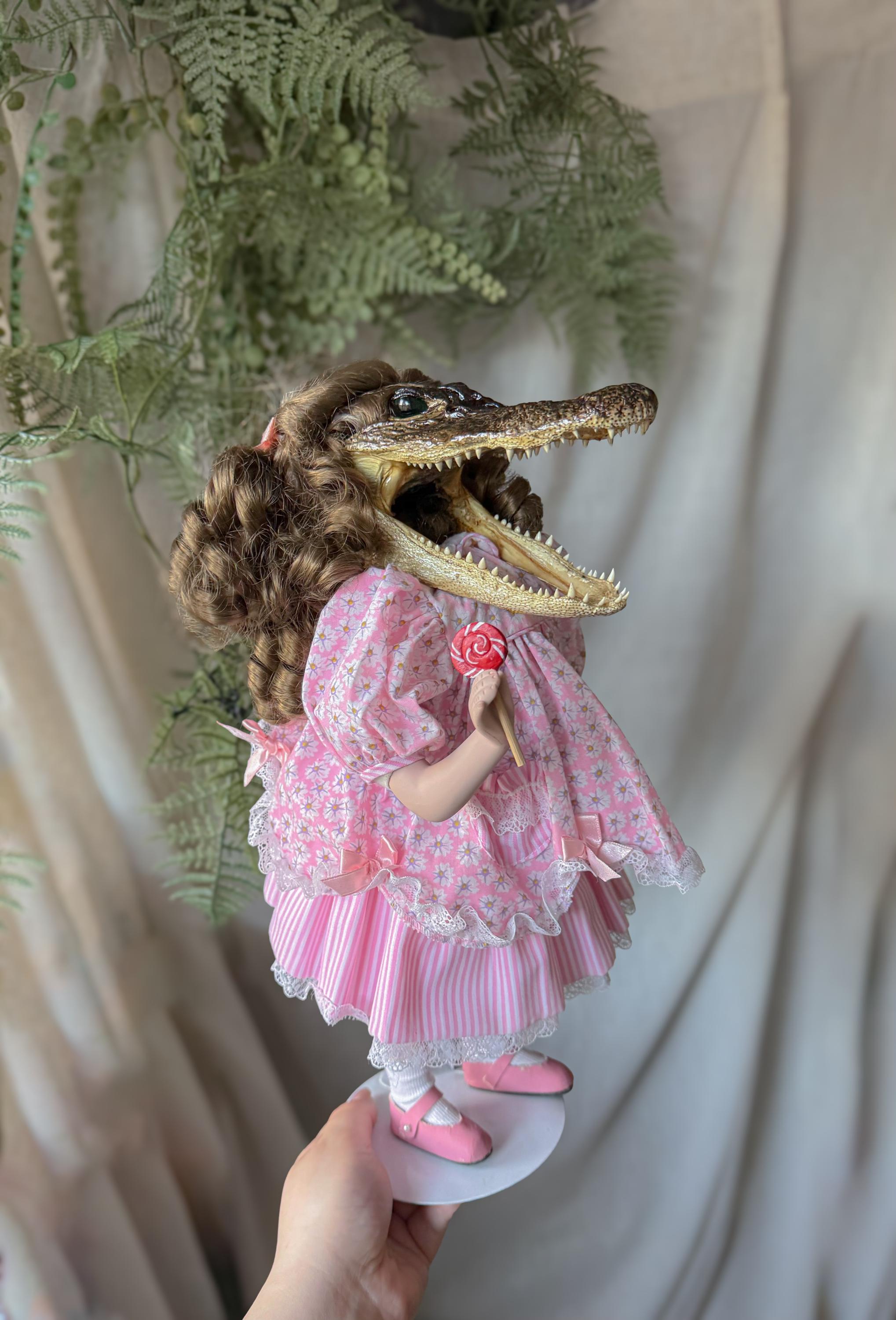 RARE Candy Alligator Doll Etsy