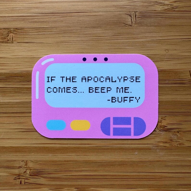 Buffy's Beeper Sticker or Magnet - Etsy