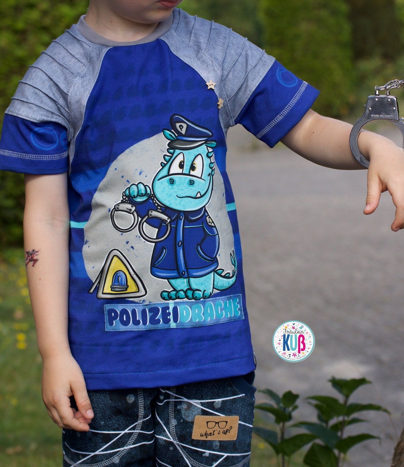 Jersey Panel Police Dragon Dragon Police | Etsy