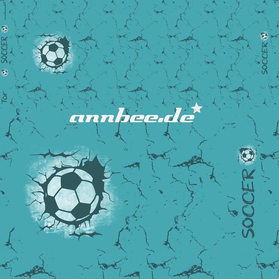 Panel Soccer, Petrol Football, Jersey, Annbee's Own Production - Etsy