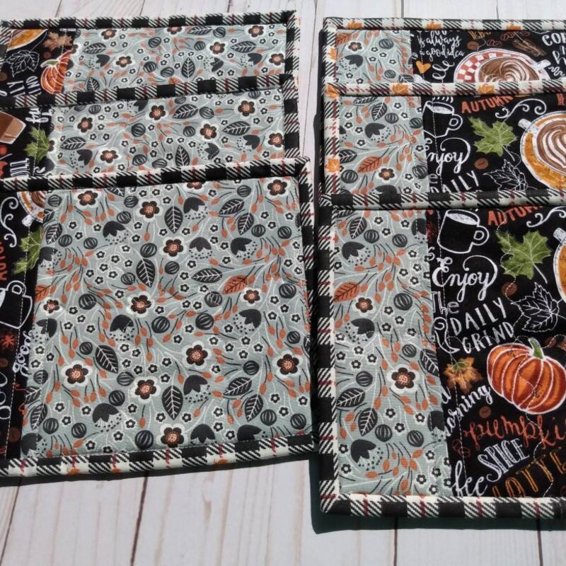 Quilted Mug Rug - Etsy