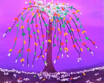 Abstract Willow Tree - Etsy