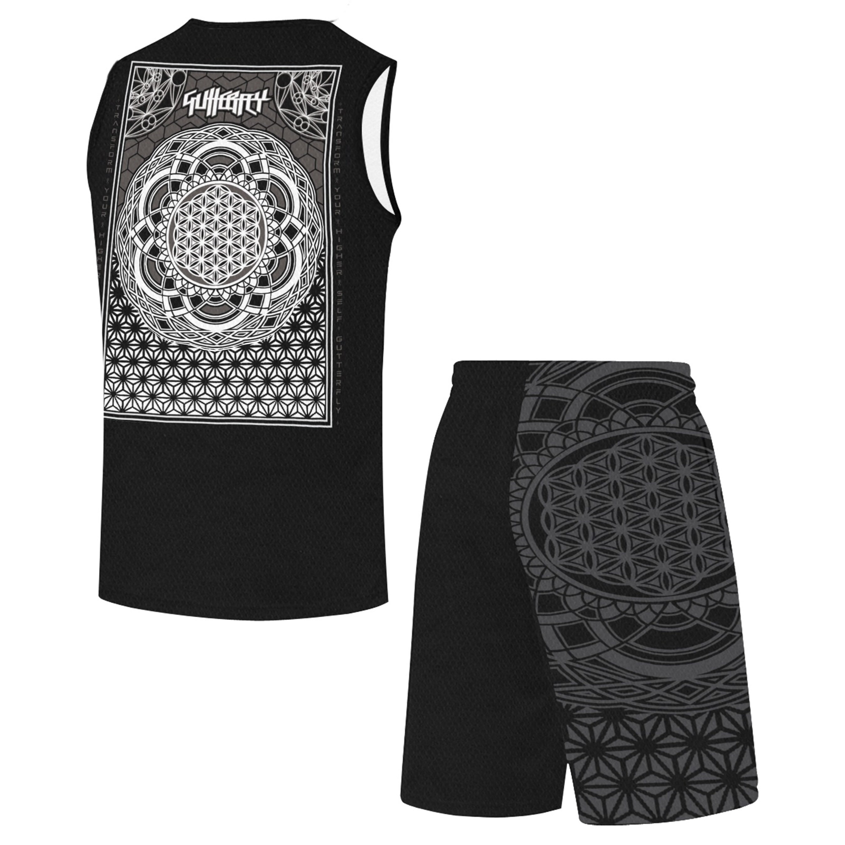 Flower of Life Mandala Basketball Uniform - Etsy
