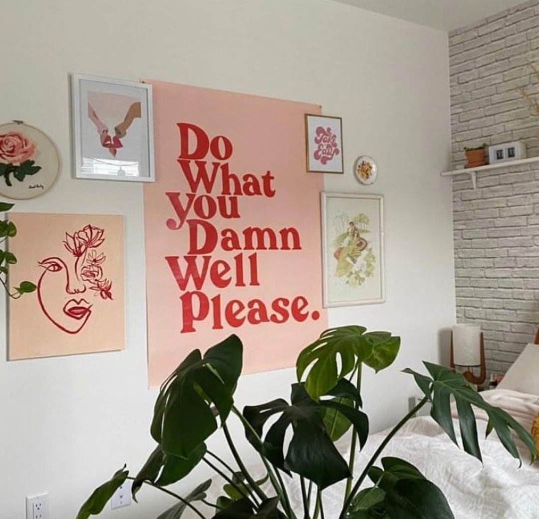 Do What You Please Art Print - Etsy